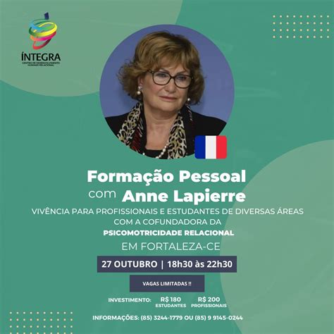Formação Pessoal Com Anne Lapierre Íntegra
