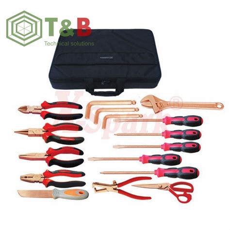 Bộ dụng cụ 18 chi tiết chống tia lửa điện cháy nổ X Spark Model No