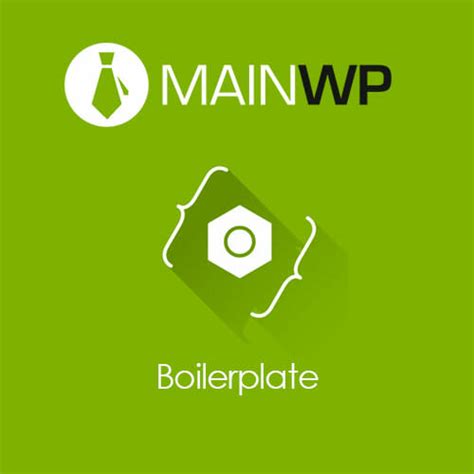 Mainwp Boilerplate Extension