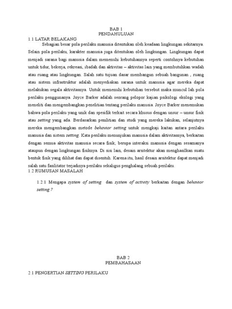 Psikologi Ekologi Dan Perilaku Pdf