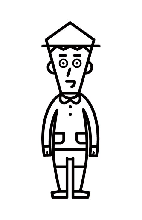 유치원과 보육원 아이들 소년의 그림 무료 일러스트 소재집 Kukukeke