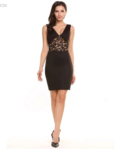 Mwoiiowm 2017 New Fashion Sleeveless V Neck Backless Lace Patchwork