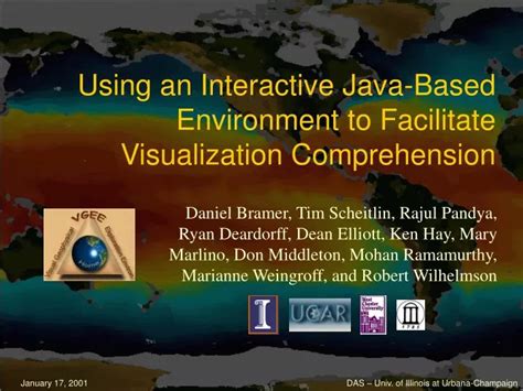 Ppt Interactive Java Based Visualization Environment For Geophysical