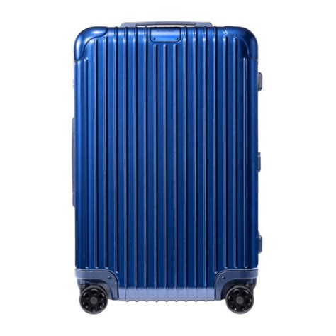 Rimowa日默瓦 拉杆箱Rimowa 日默瓦 ESSENTIAL系列 男女通用款亮蓝色聚碳酸酯旅行箱行李箱拉杆箱 30寸正品 价格