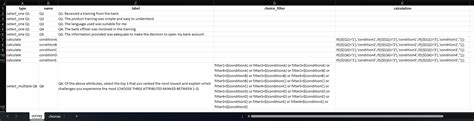 How Can I Use Choice Filter Command To A Select Multiple Question From The Preceding Rating
