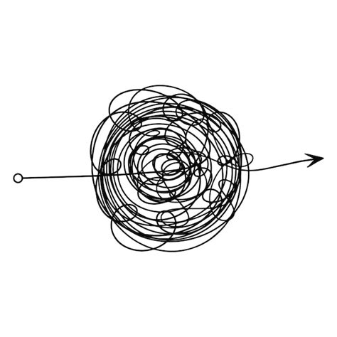 Premium Vector Messy Tangled Scribble Lines