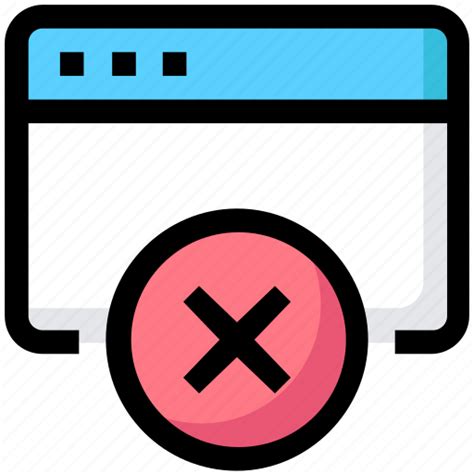 Browser Error Webpage Website Icon