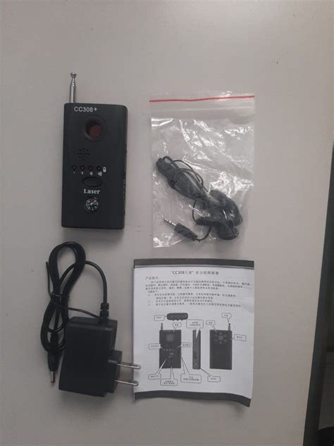 Ready Stock Black CC308 Anti Spy RF Signal Bug Detector Hidden Camera