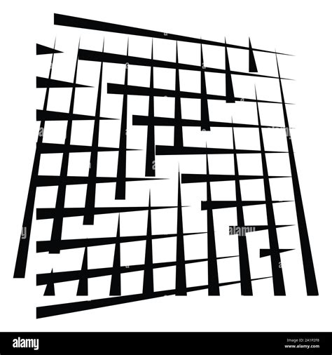 Grid Mesh Abstract Geometric Pattern Segmented Intersect Lines Crossing Dynamic Stripes