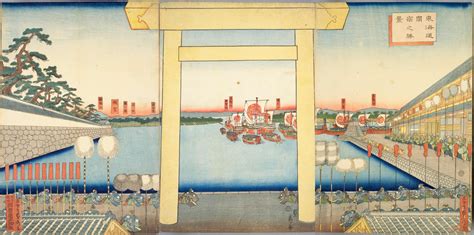 文久三年 春の都路 The Road to the Capital Spring 1863 東海道宮宿之勝景みんなの知識 ちょっと便利帳