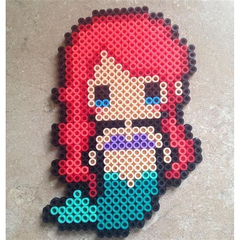 78 mejores imágenes de LA SIRENITA PIXEL ART en Pinterest Hama beads
