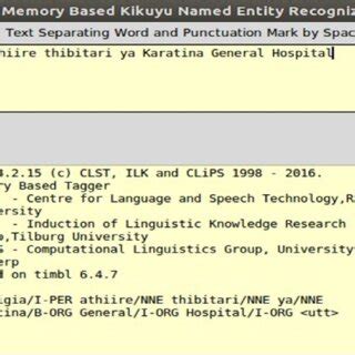 Sample Algorithm For The Kikuyu Language Designed Through This Study