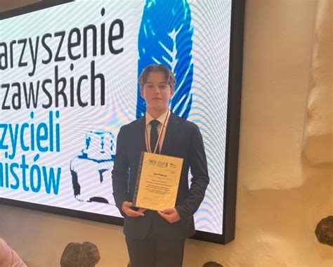 Sukces literacki naszego ucznia Szkoła Podstawowa nr 1 w Piastowie