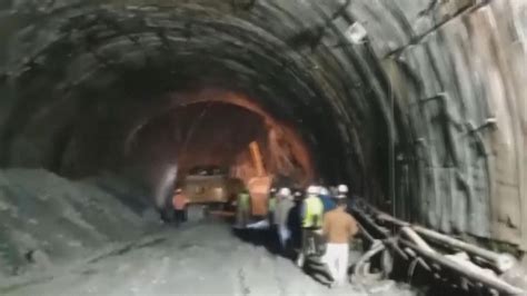 Workers Trapped In India After Tunnel Collapses World News Sky News