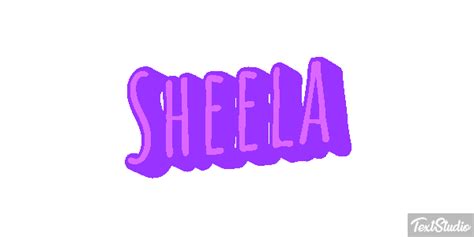 Sheela Name Animated  Logo Designs