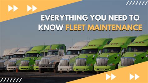 Everything You Need To Know Fleet Maintenance And Fleet Care