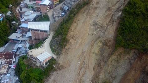 Video Aftermath Of Landslide In Peruvian Andes That Buried Dozens Of