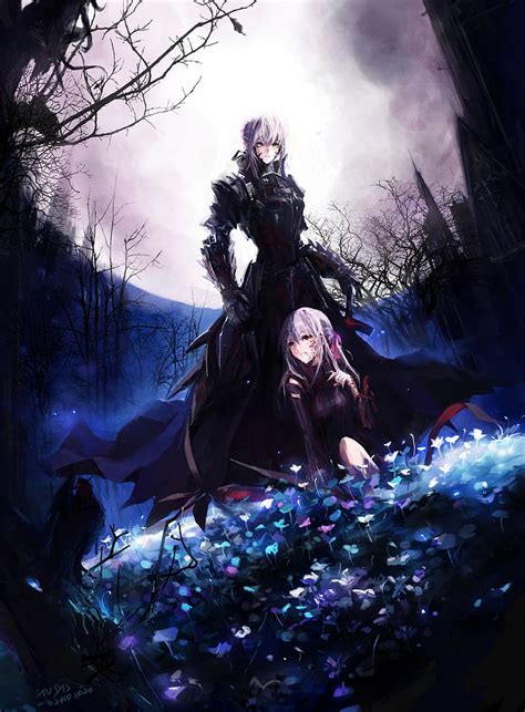 Fatestay Night Fate Series Matou Sakura Chicas Anime Saber Alter