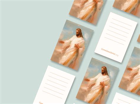 Pocket Sized Lds Jesus Pass Along Cards T For Missionaries Etsy