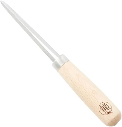 Amazon 熊谷鍛冶屋 オールラウンドオイスター カキナイフ 丸柄 I型 両刃 刻印 焼印 牡蠣の殻が簡単にむける プロ仕様 錆び