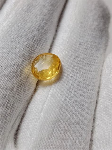 Natural Oval Yellow Beryl Gemstones For Jewelry Carat 380 Carat At