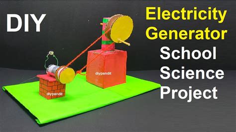 Electricity Generator School Science Project Diy Simple