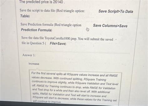 Solved Predicting Prices Of Used Cars Regression Trees Chegg