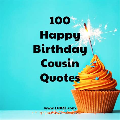 Happy Birthday Wishes Cousin Quotes