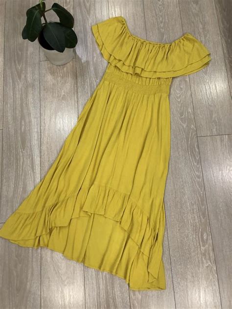 Сарафан міді з рюшами — ціна 295 грн у каталозі Сарафани Купити жіночі речі за доступною ціною