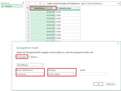 Power Query Daten Gruppieren Und Eindeutige Werte Zählen