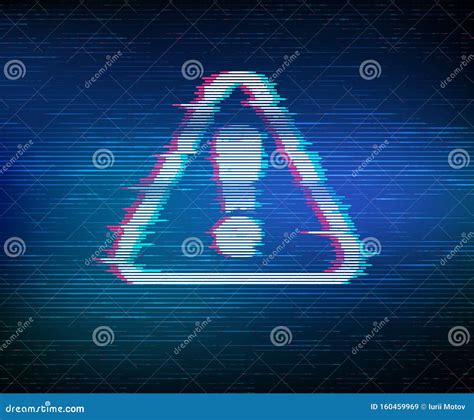 Virus Alert Glitched Attention Virus Detected Alert Alarm Message In