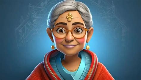 Premium Photo 3d Rendering Of Elder Person Portrait