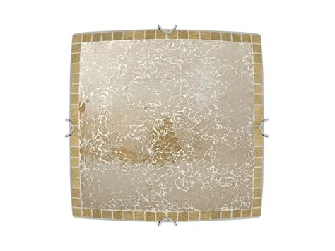 Soffitto Quadrato Modello Tenore Di Luci Mosaico Dorato FABRILAMP