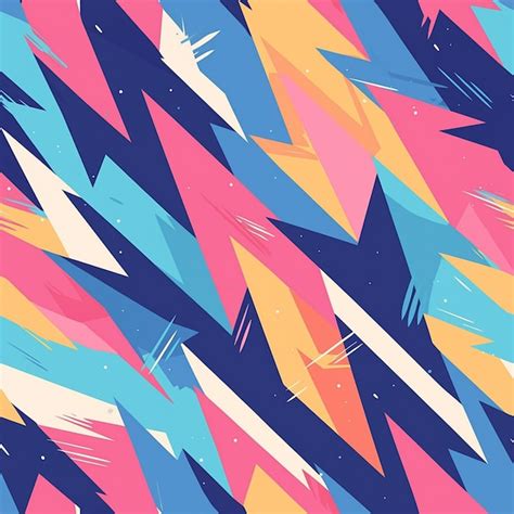 Premium Vector Zigzag Patterns With Sharp Angles
