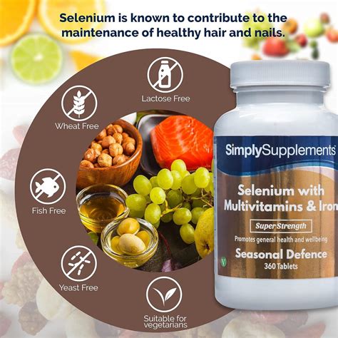 Selenium 220mcg With Multivitamins And Iron 360 Tablets Vegetarian
