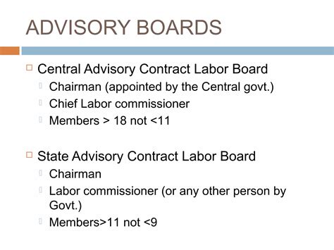 Contract Labour Act 1970 Ppt