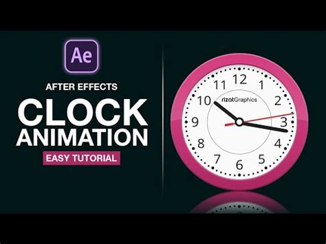 Simple Clock Animation In Adobe After Effects YouTube