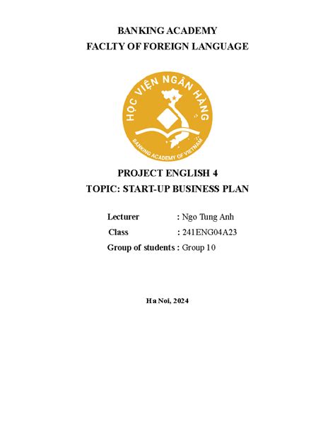Ta Iv Nhóm 10 Meeting Banking Academy Faclty Of Foreign Language