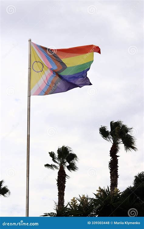 Intersex Inclusive Redesign Of The Progress Pride Flag Royalty Free