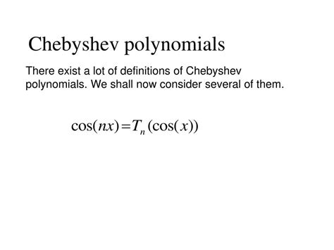 Ppt Generalized Chebyshev Polynomials And Plane Trees Powerpoint Presentation Id 586511