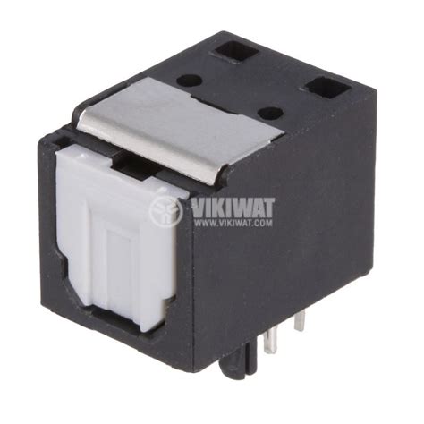 Connector Toslink Socket On Pcb 90° Angled Tht Black Vikiwat