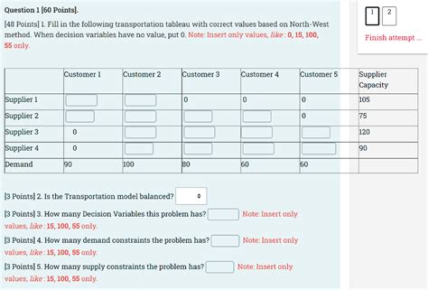 solved question 1 [60 points] [48 points] 1 fill in the