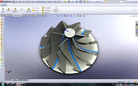 How To Model Turbine Rotor In Solidworks Grabcad Tutorials