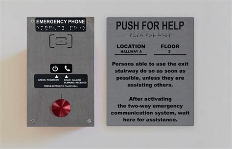 Directions For Call Box Sign Avire Usa