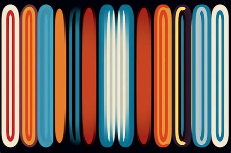 Premium Photo A Series Of Orange And Blue Lines With Orange Lines