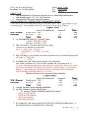 Recitation 7 Intro Probability Two Way Tables 1 Docx STAT 1450