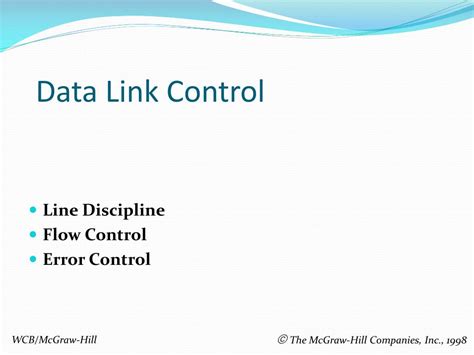 Ppt Data Link Control Powerpoint Presentation Free Download Id3664276