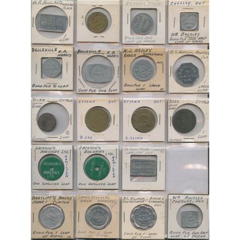 canadian bread bakery tokens