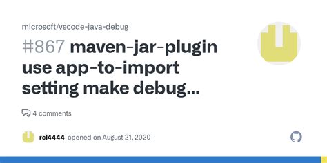 maven jar plugin use app to import setting make debug error · issue