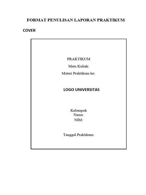 Format Laporan Praktikum Bium Pdf